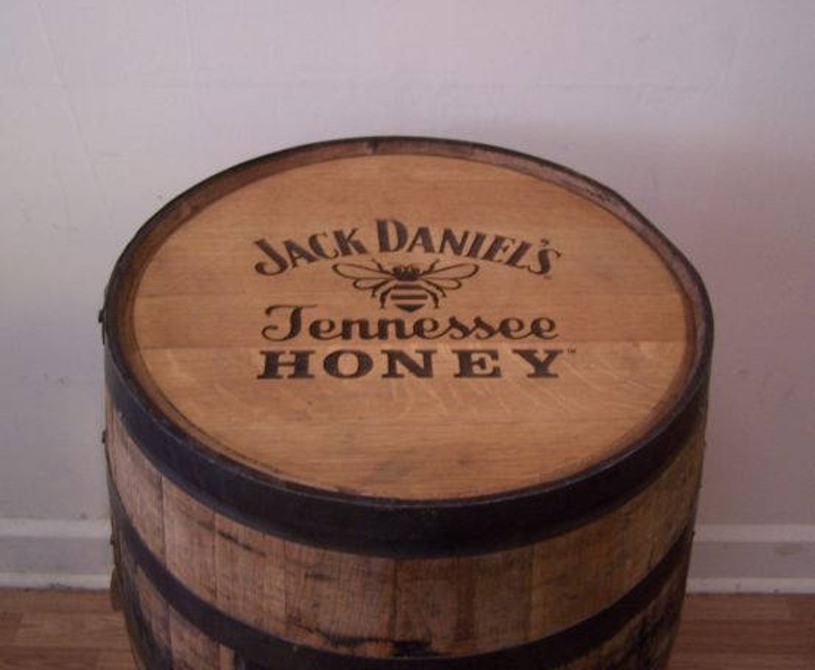 Whiskey Barrel Authentic JD Branded and Engraved Tenn. - Etsy