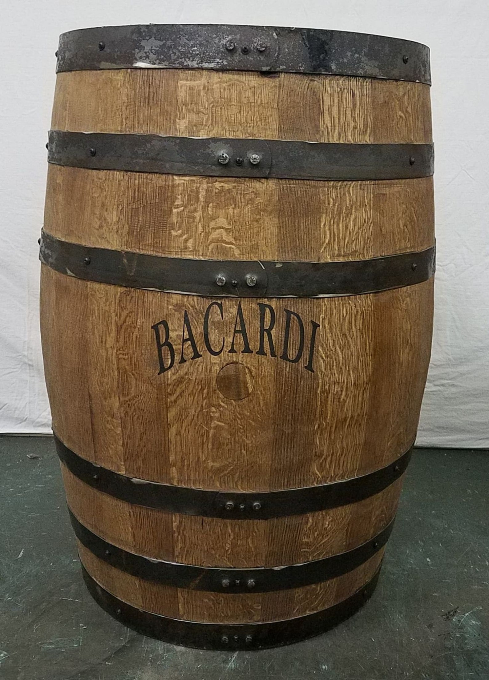 Bacardi Rum Barrel-sanded-finished-free SHIPPING - Etsy