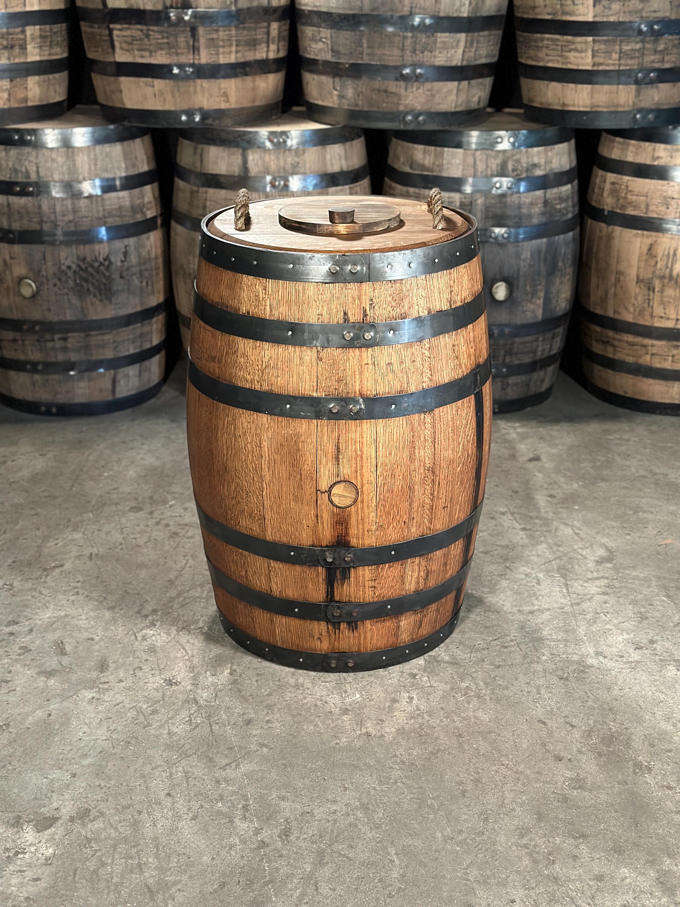 Barrel Trash Can - Etsy