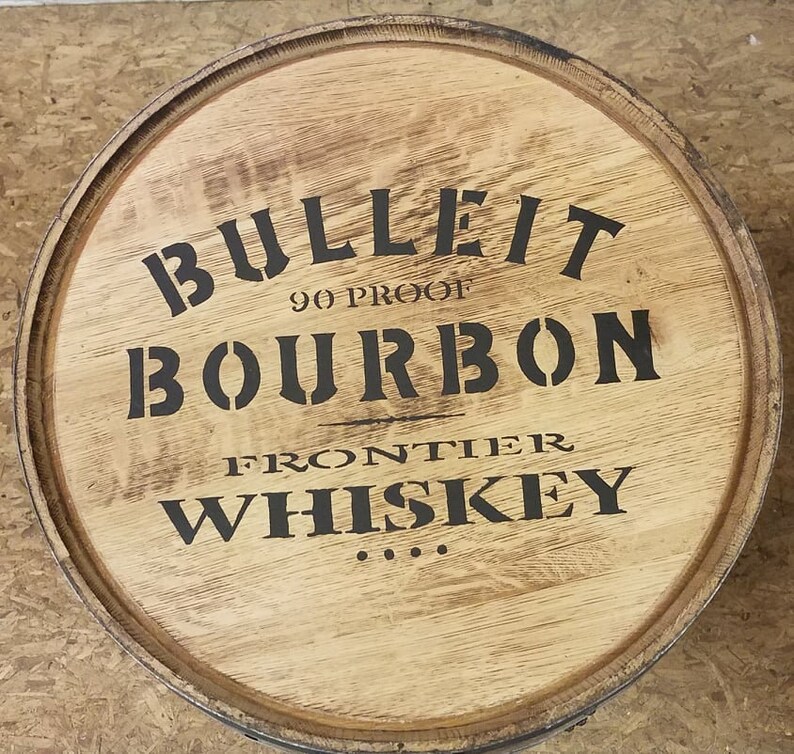 Bulliet Bourbon Barrel-imprinted on Top and Front-free SHIPPING - Etsy