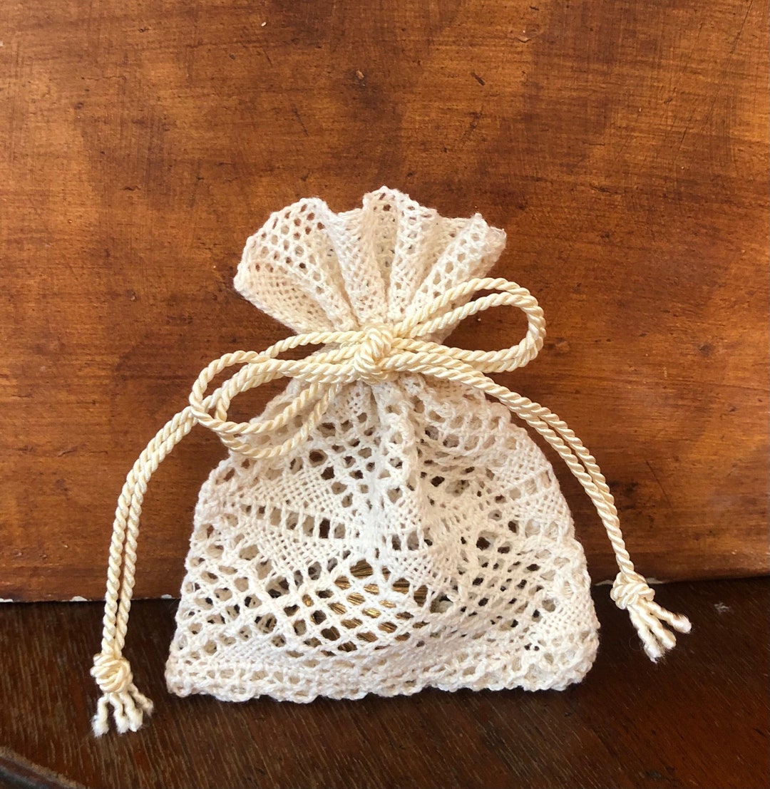 Small Gift Bag, Small Lace Gift Pouch, Favor Bag - Etsy