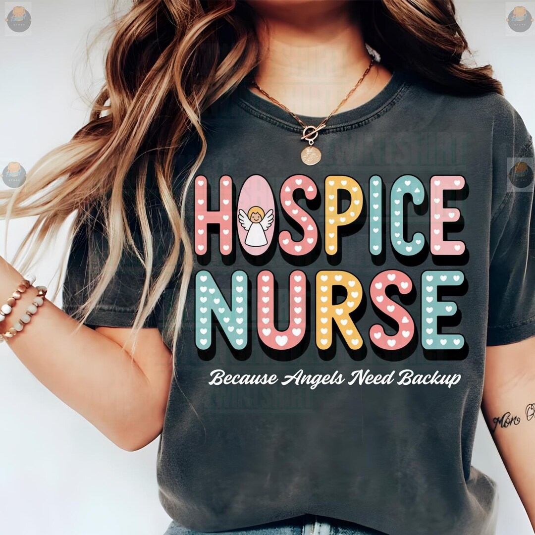 Hospice Nurse PNG, Angels Need Backup PNG, Pastel Nurse Quote PNG ...
