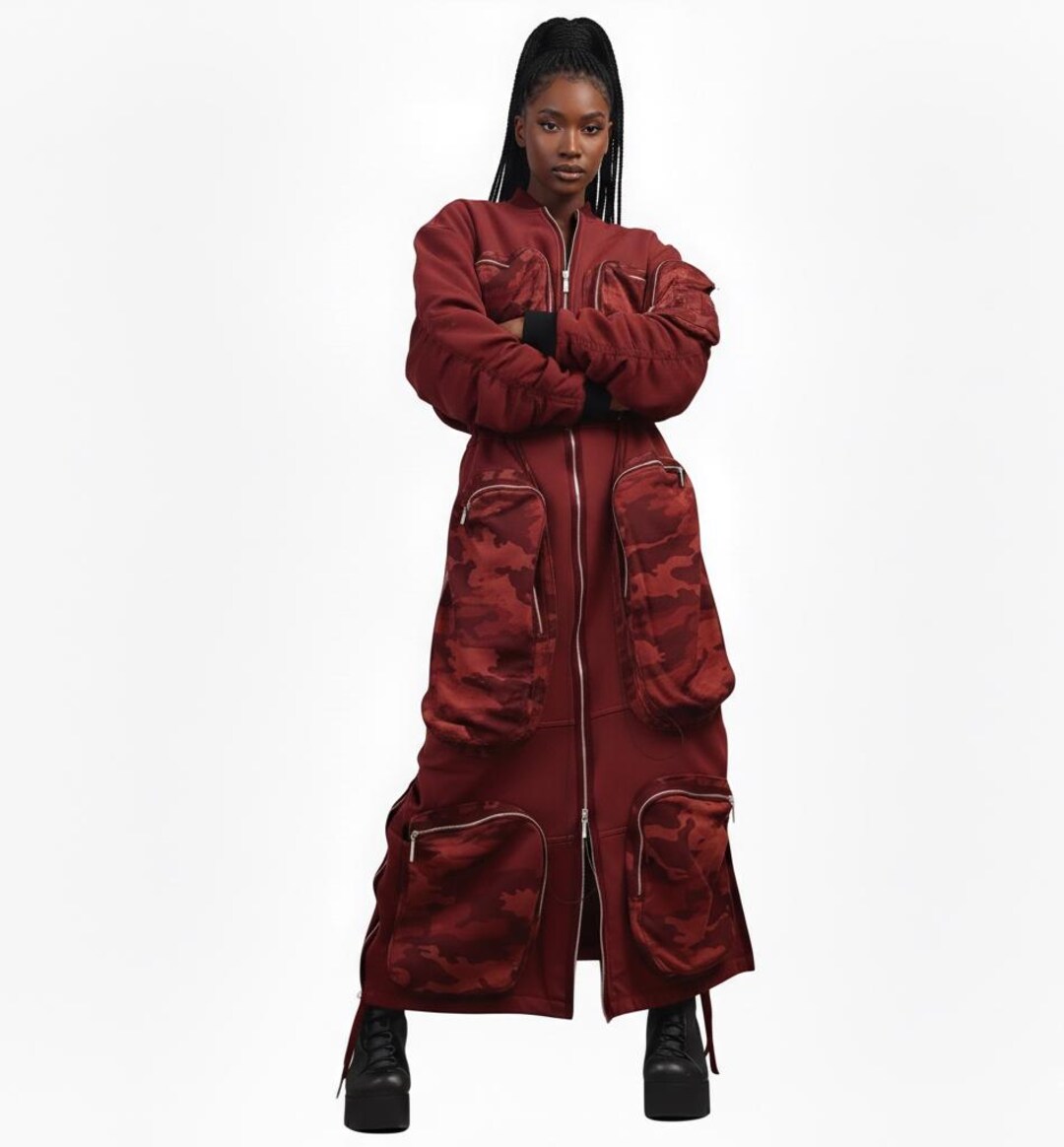Women’s Deconstructed Skirt and Jacket Set – Wool Fabric Outfit With ...