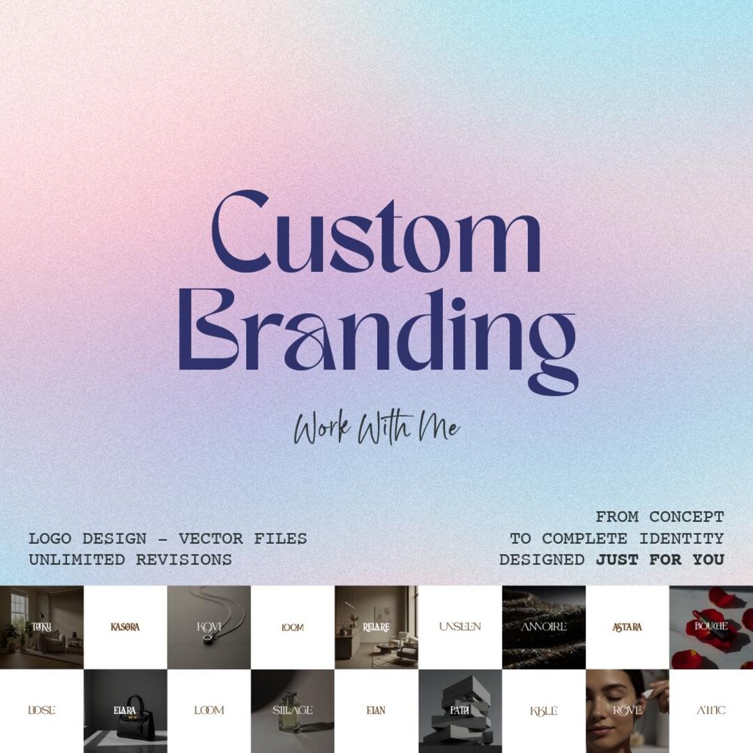 Custom Business Logo Design Suite, Submark, Watermark, Unlimited ...