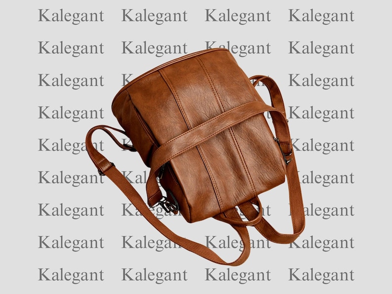 Zaino in pelle da donna - Zaino da giorno di alta qualità e grande ...