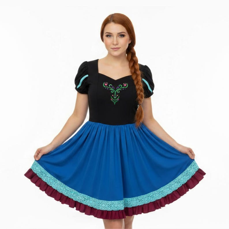 Princess Anna-inspired Women Dress | Disneybound Outfits | Magical ...