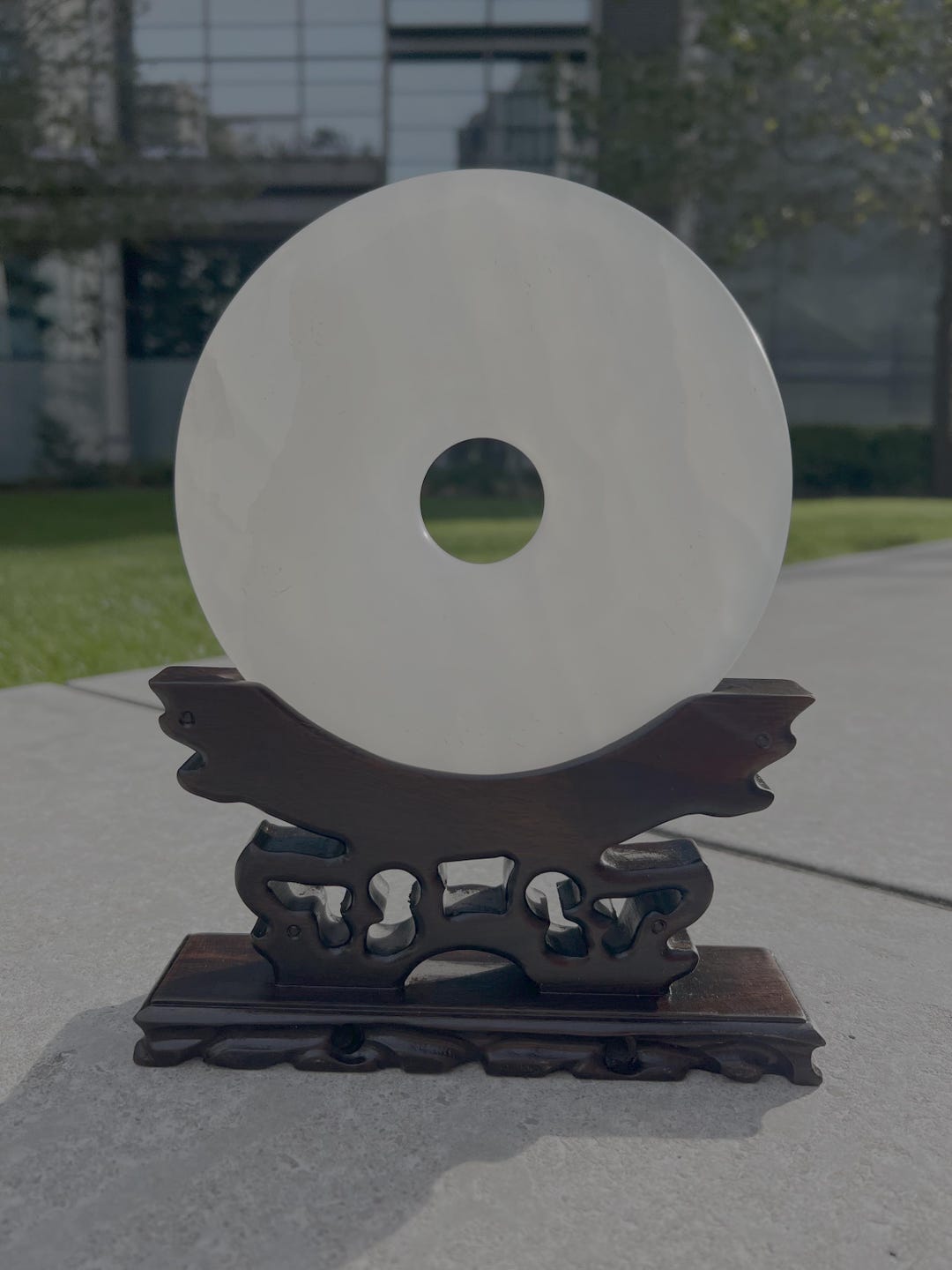 Luxury Marble Disc Centerpiece – Handcrafted Modern Home Decor, Feng ...