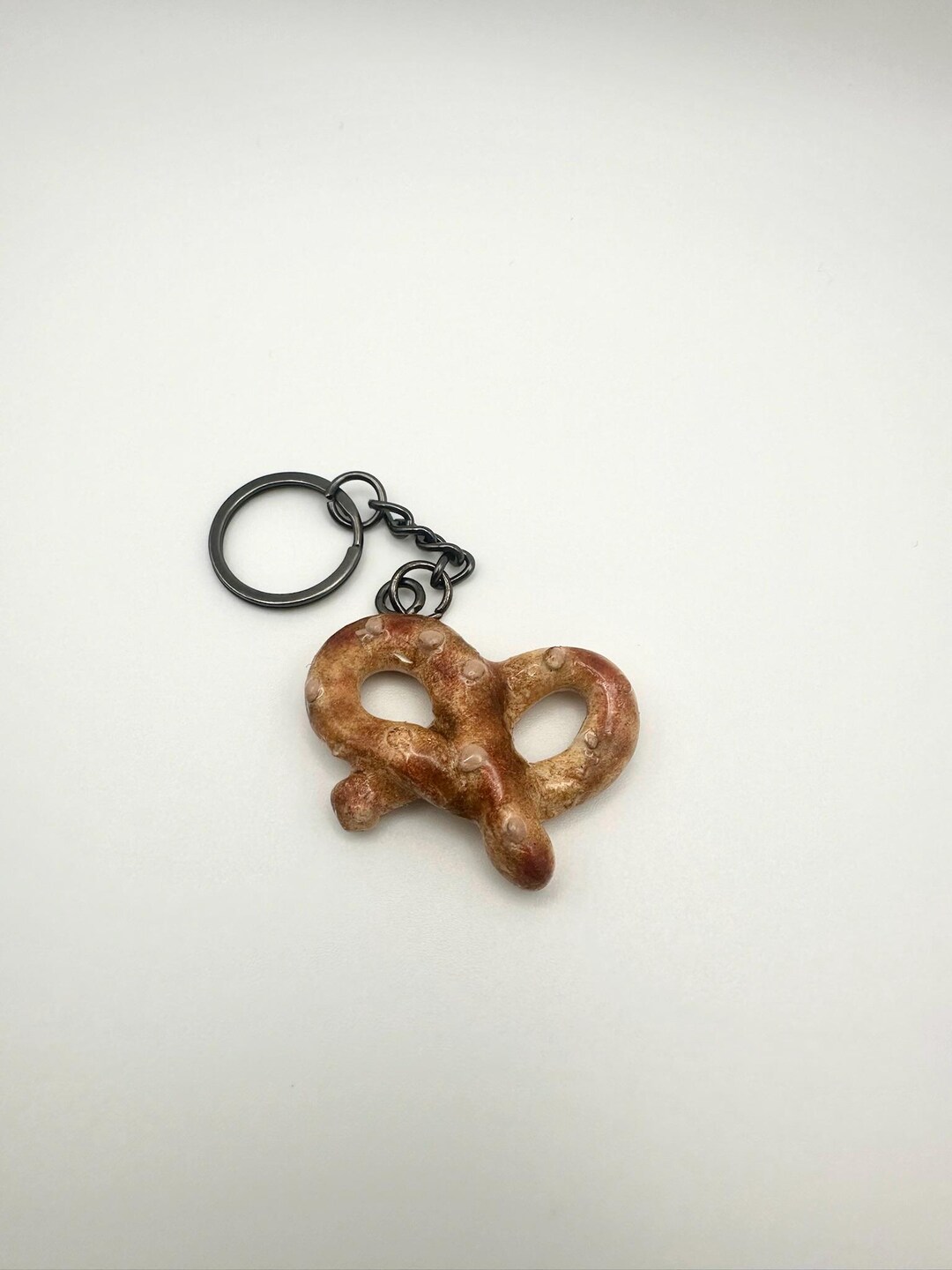Handmade Polymer Clay Pretzel Keychain – Foodie Gift - Etsy