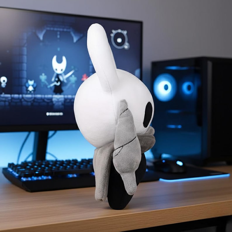 Hollow Knight Plush Toy – Soft Stuffed Bug Knight | Cute Anime Game ...