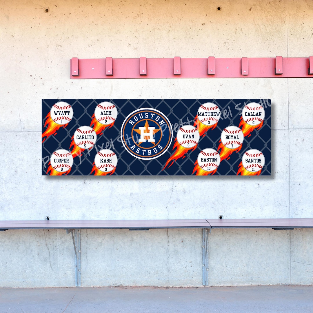 Baseball Team Banner - Dugout Team Party 2x6 Printable Digital Editable ...