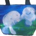 Manatee Lunch Bag Tote With Matching Detachable Charm - From My ...