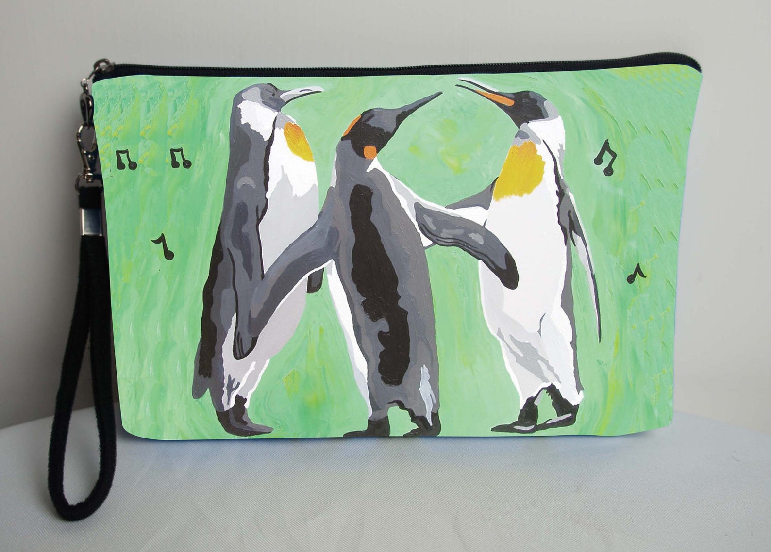 Penguins Pouch With Detachable Strap by Salvador Kitti From - Etsy