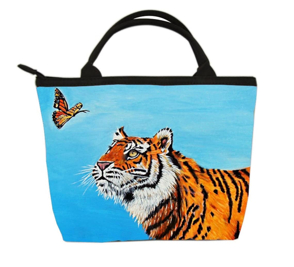 Tiger Small Handbag Portion of Proceeds Go to Wildlife - Etsy