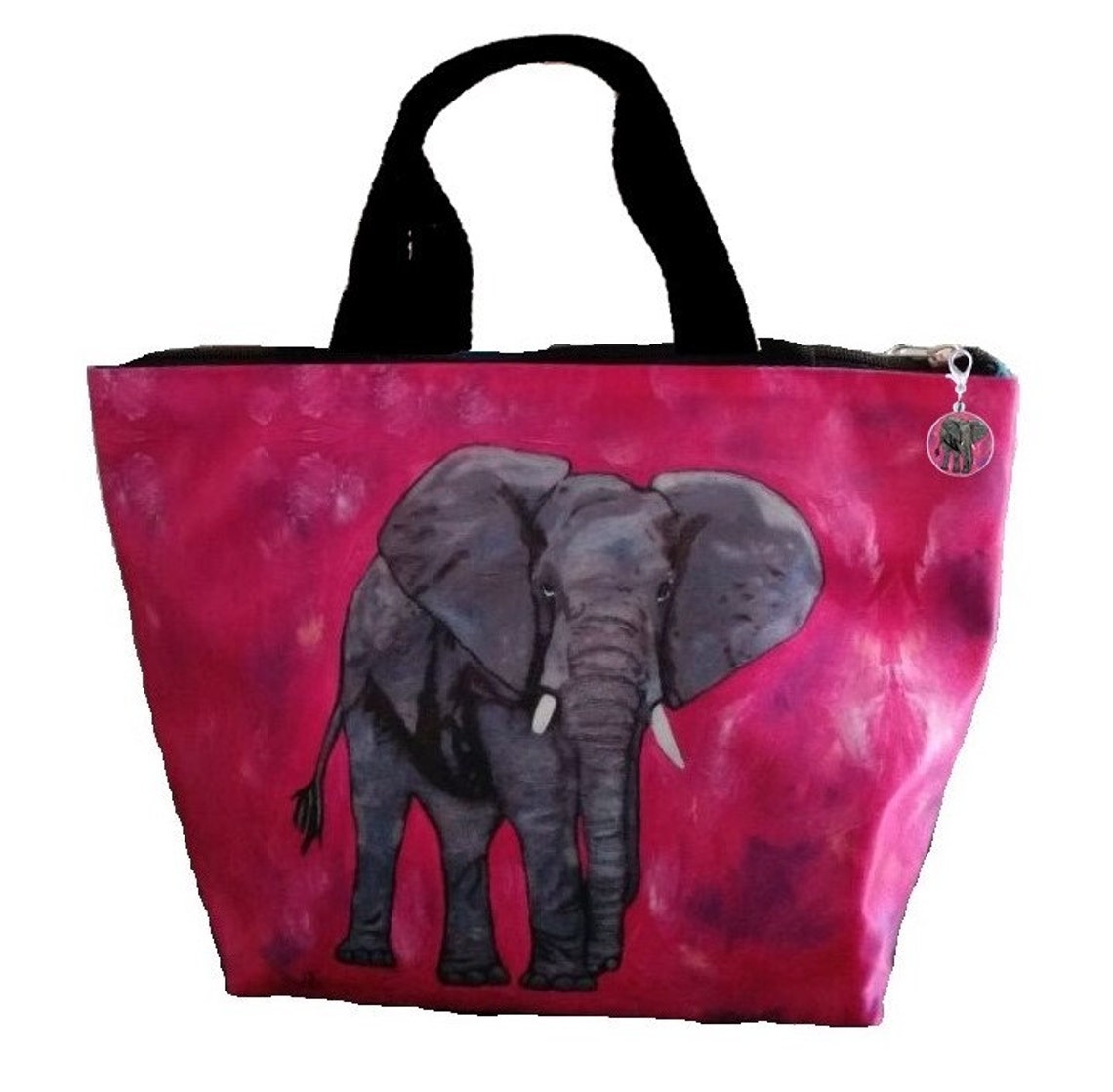 Elephant Lunch Bag Tote With Matching Detachable Charm - From My ...
