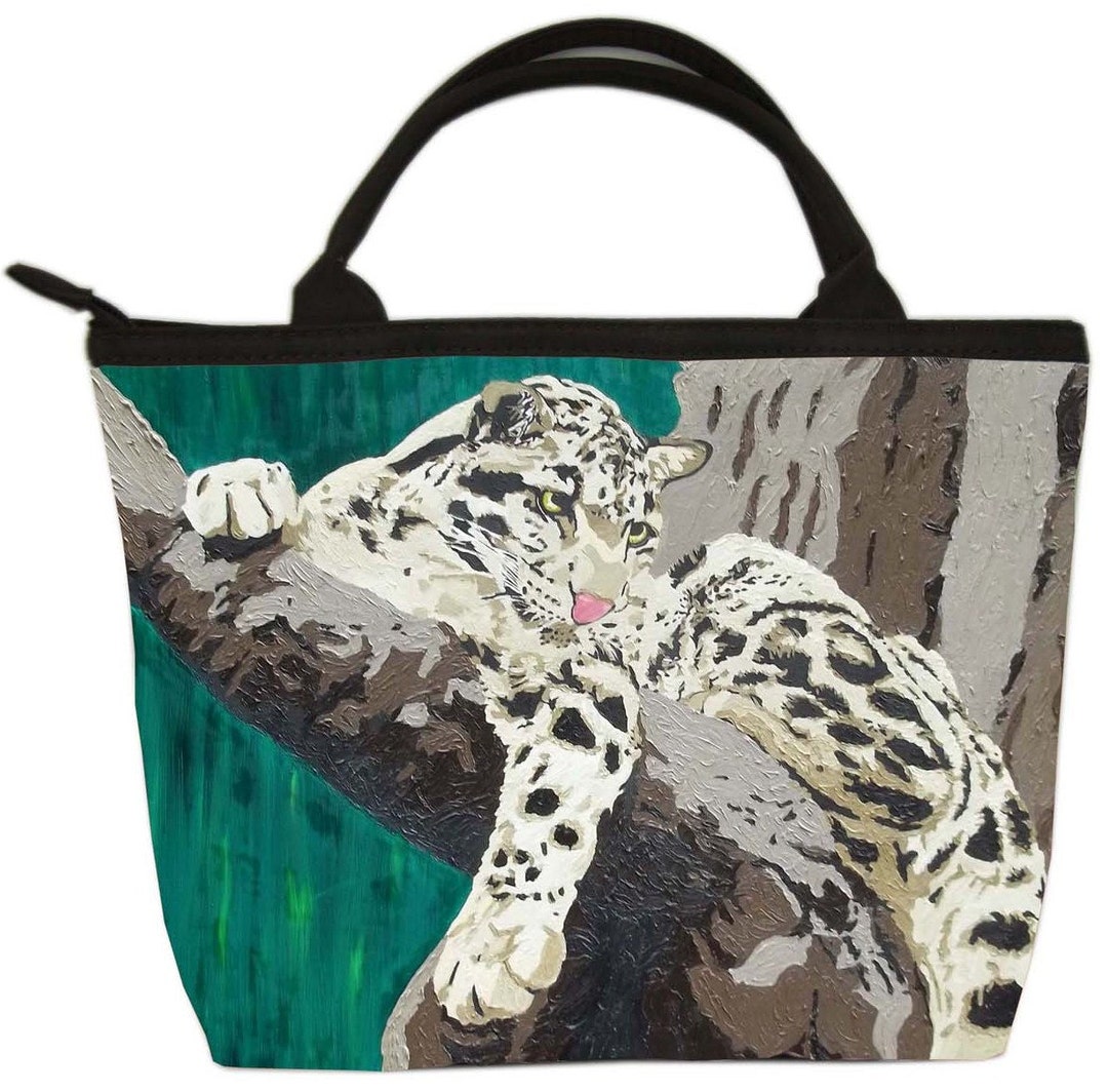 Clouded Leopard Small Purse Leopard Small Handbag Support - Etsy