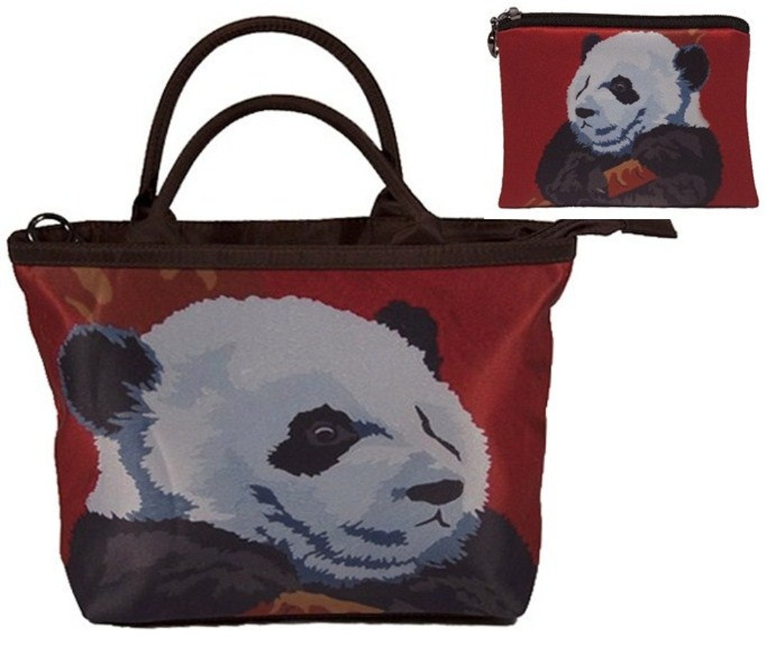 Panda Gift Set: Small Handbag and Matching Change Purse by Salvador ...