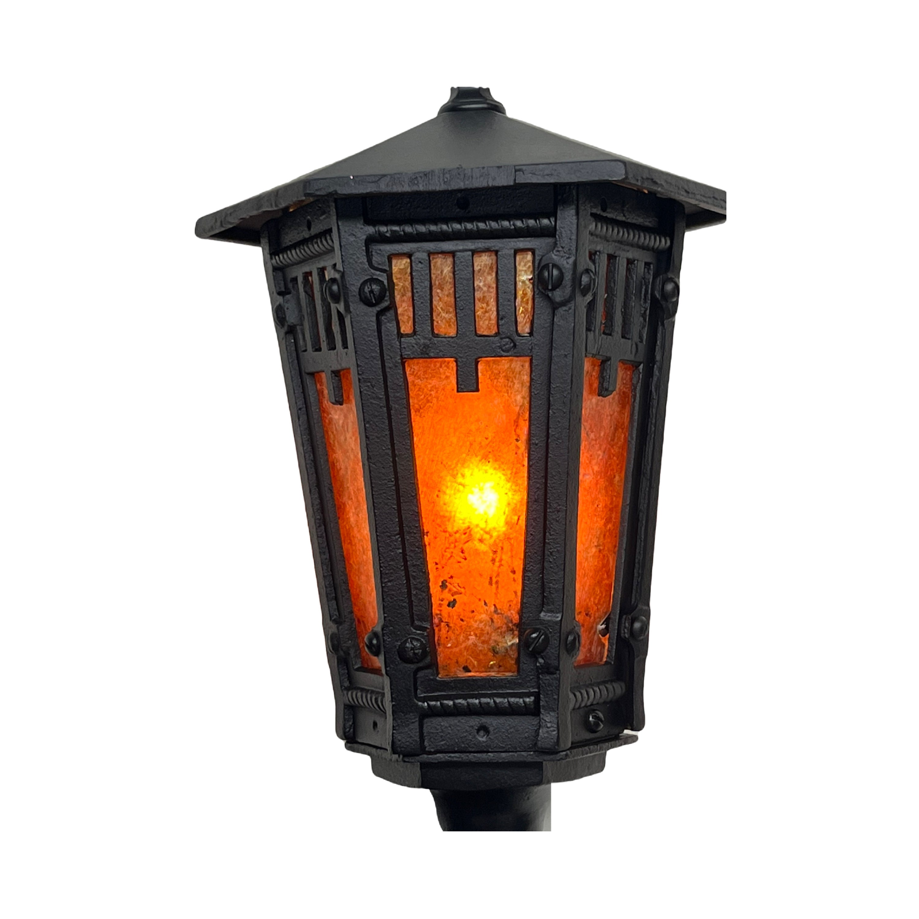 1910s Exterior Lantern With Mica Panels 2373 - Etsy