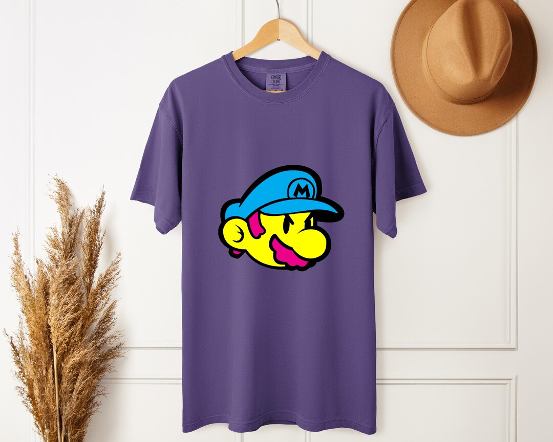 Retro Mario Shirt - Etsy