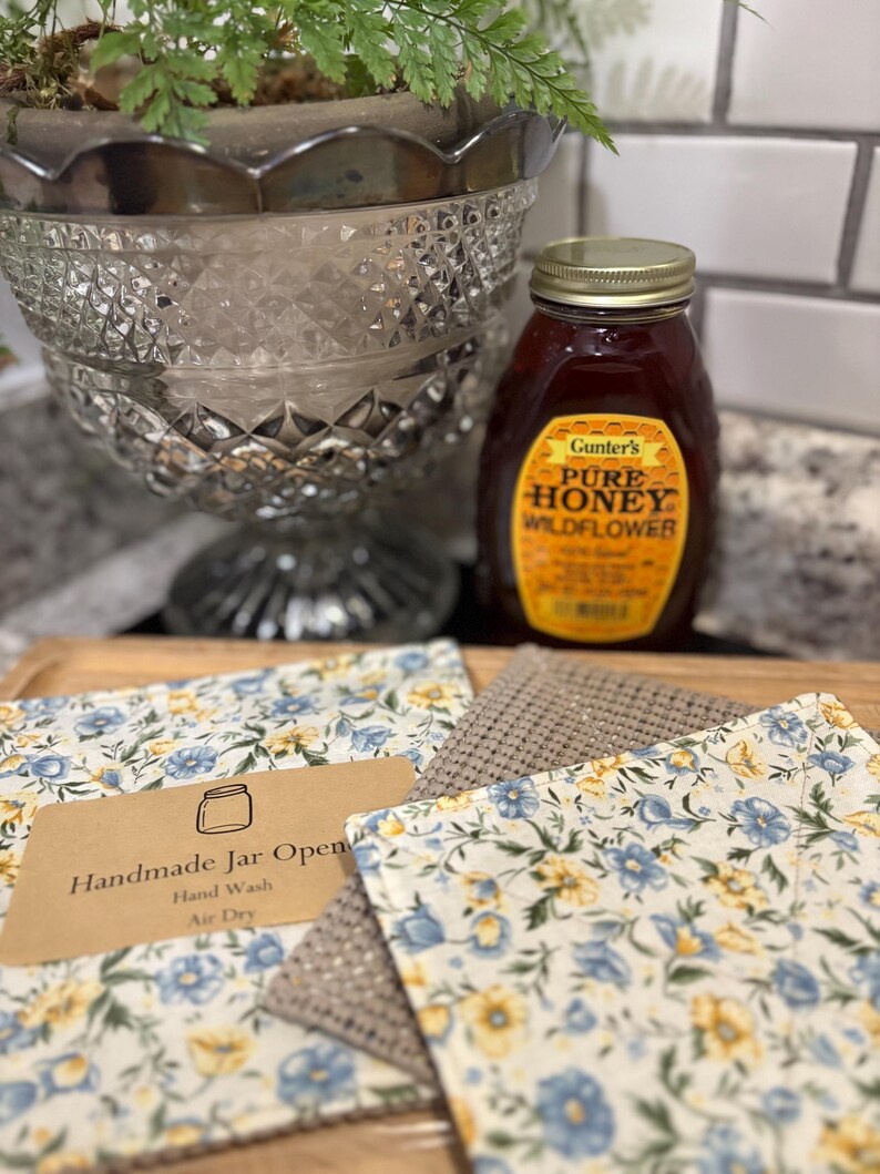 Homemade Fabric Jar Opener, Non-slip Jar Gripper, Stocking Stuffer ...