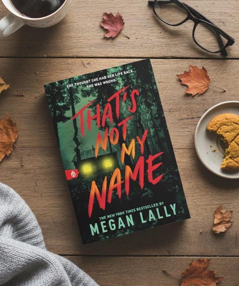 Psychological Thriller - That's Not My Name by Megan Lally - Etsy
