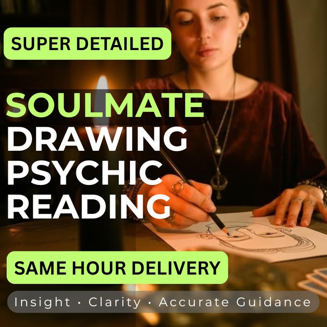 Soulmate Drawing & Psychic Love Reading Same Day, Sketch Your Future ...