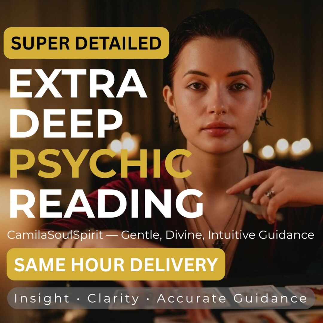 Same Hour Extra Deep Psychic Reading, Real Medium, High-clarity Insight ...