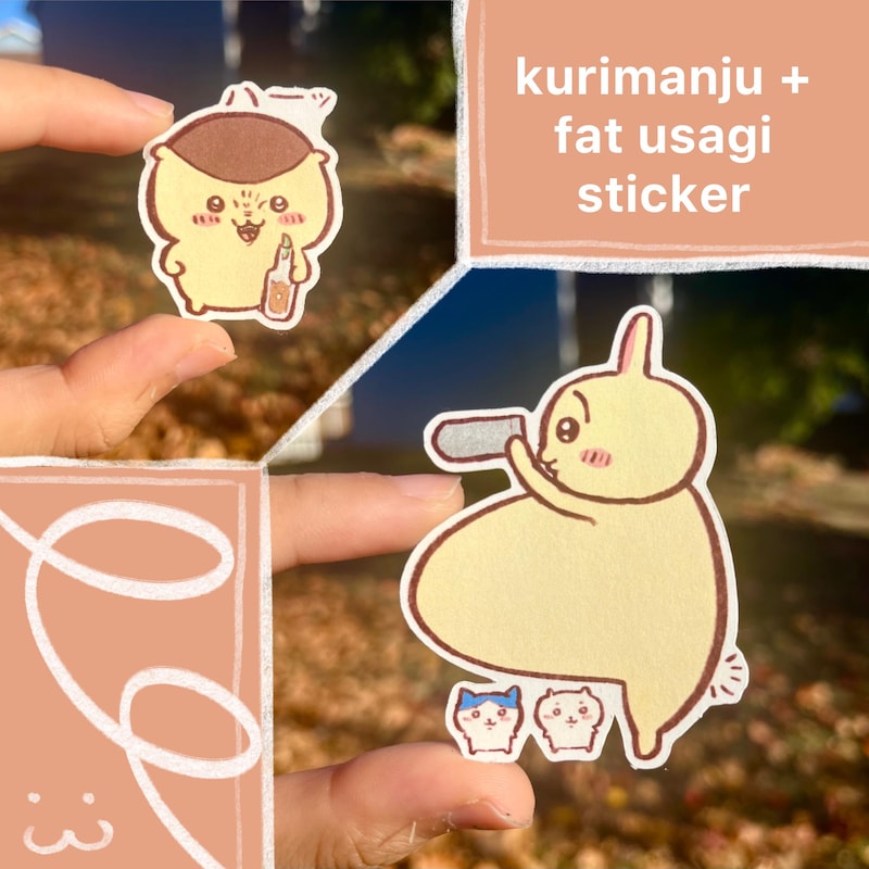 Chiikawa Stickers - Etsy