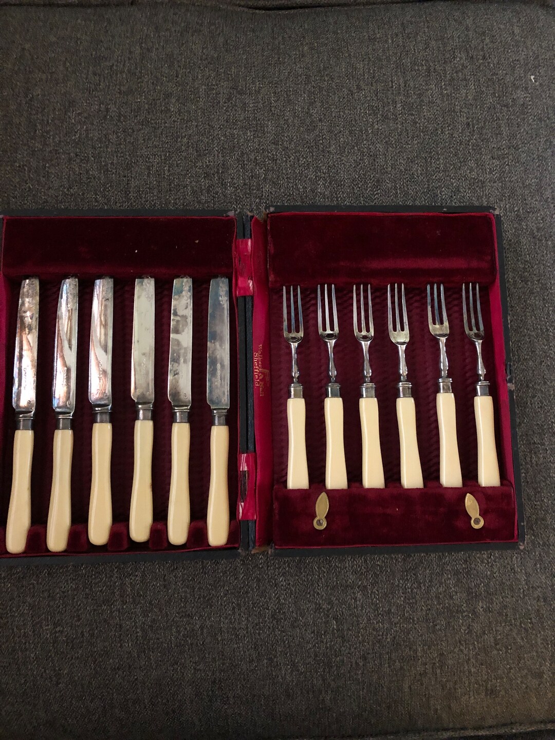 1920s Thomas Turner and Co Boxed Set of Fish Knives and Forks - Etsy