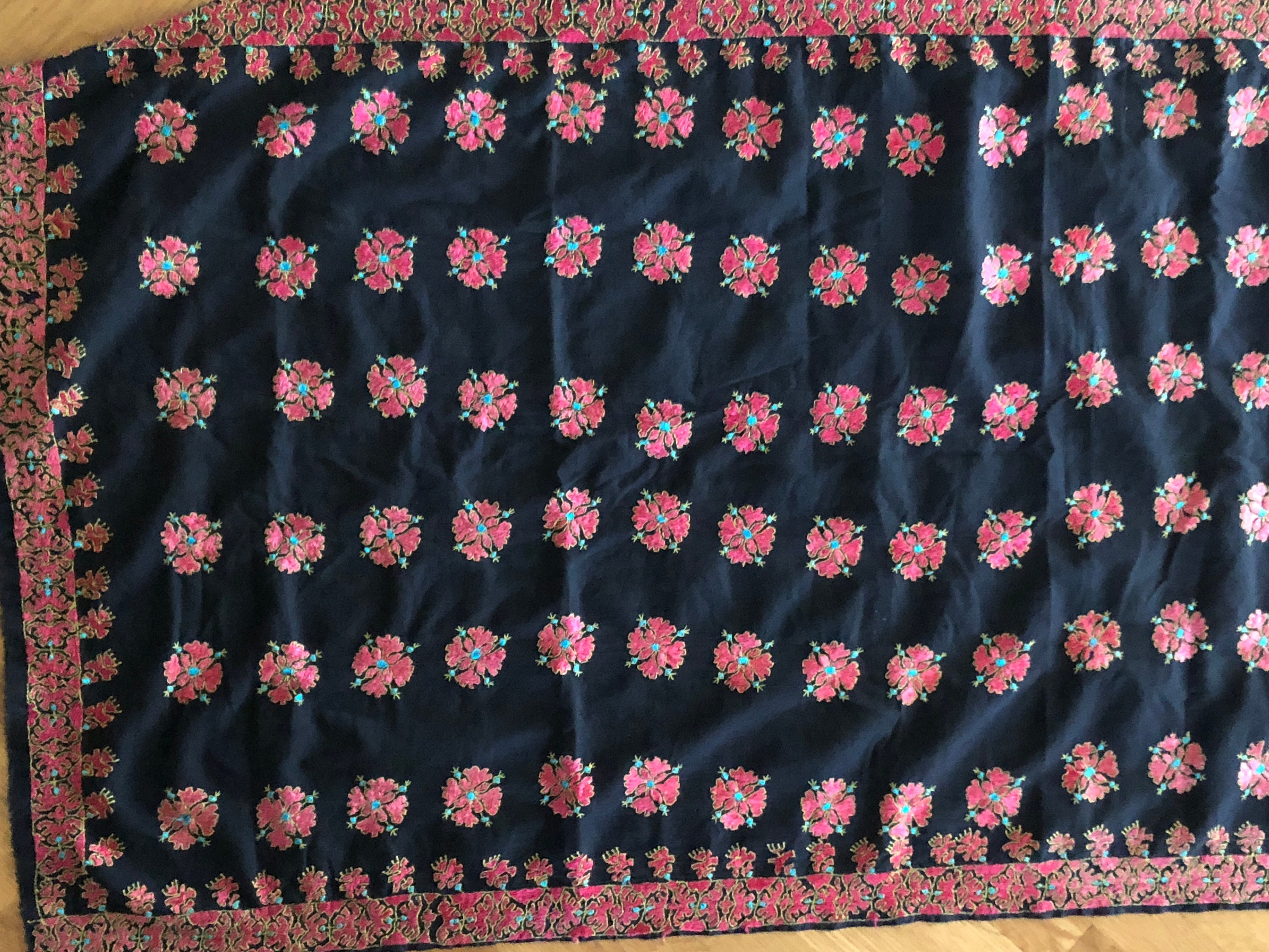 1970s Large Pakistani Embroidered Panel - Etsy