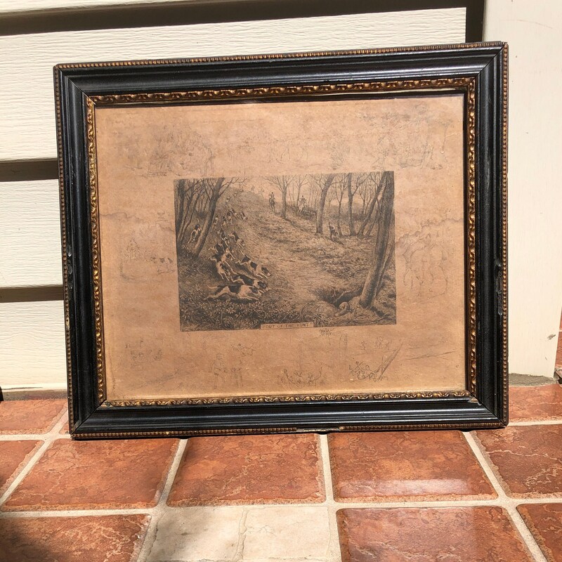 Hunt Scene - Etsy