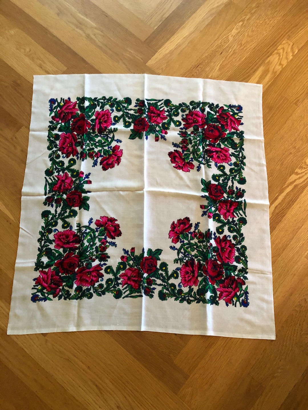 Lovely White and Red Rose Babuschka - Etsy