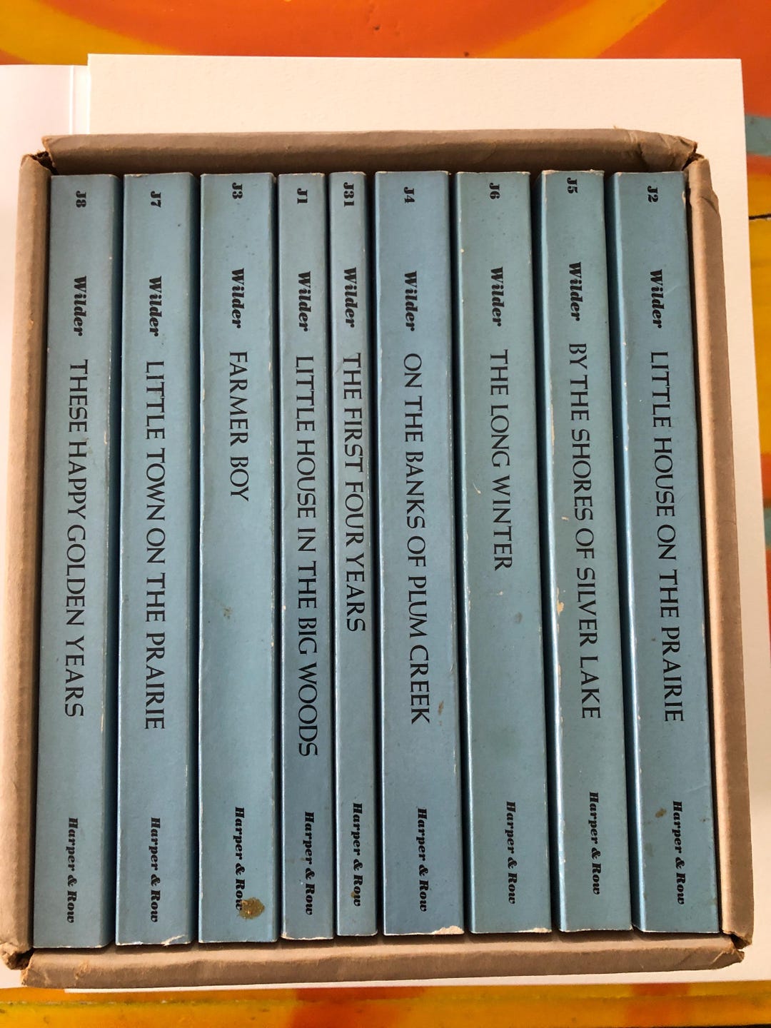 1971 the Complete Set of Laura Ingalls Wilder’s Little House Books ...