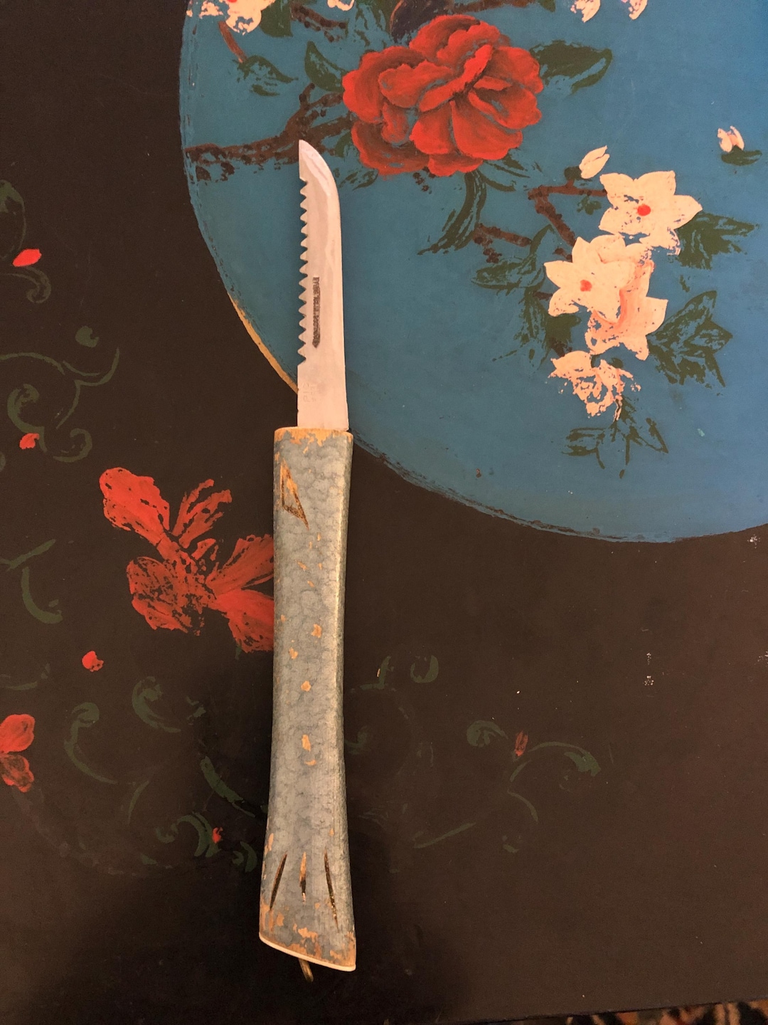 1950s Japanese Cork Handle Floating Fish Knife - Etsy