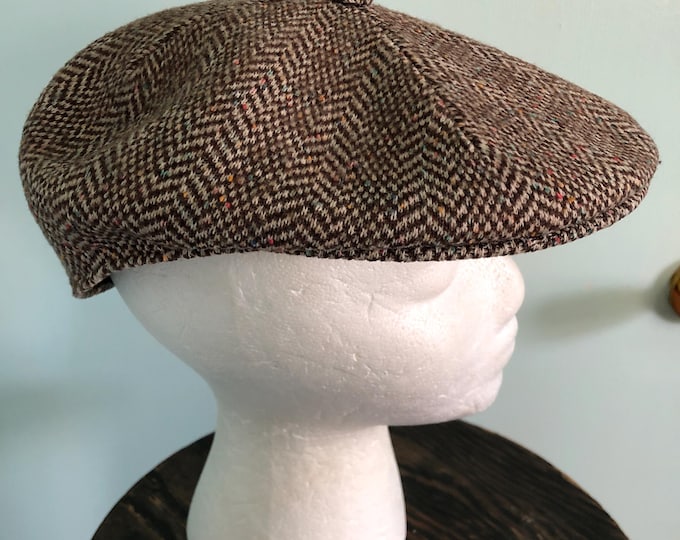 1970s Kangol Made in England Herringbone Driving Cap - Etsy
