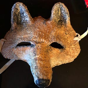 Red Fox Mask - Etsy