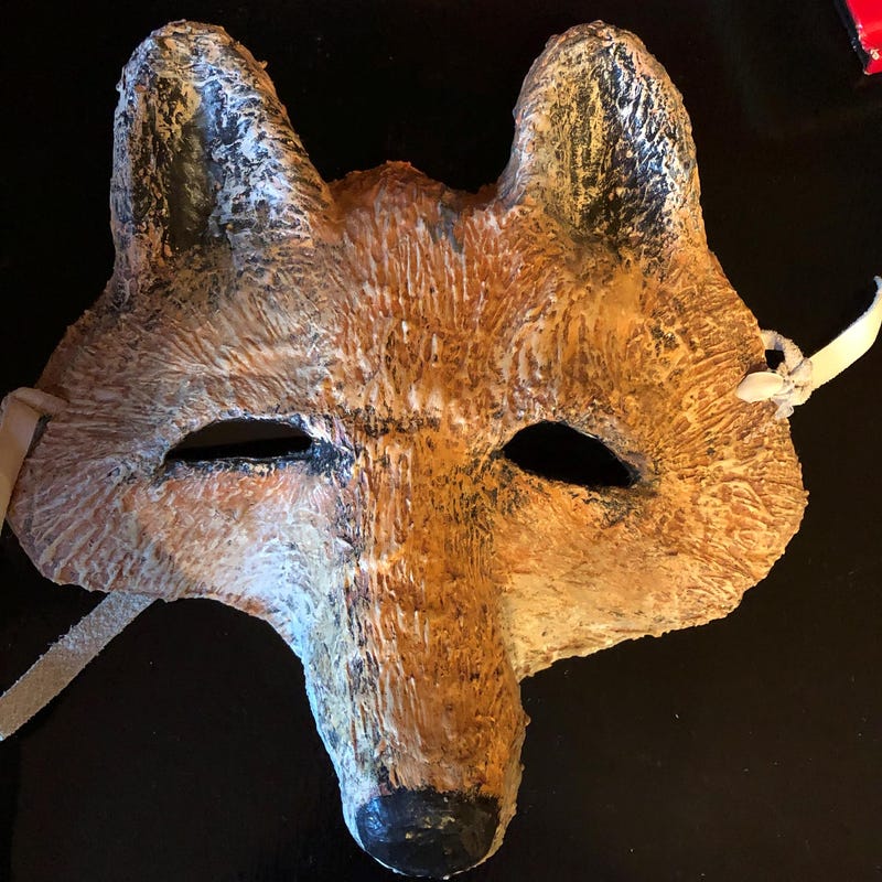 Red Fox Mask - Etsy