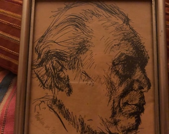 Vintage Pen & Ink Drawings & Illustrations - Etsy