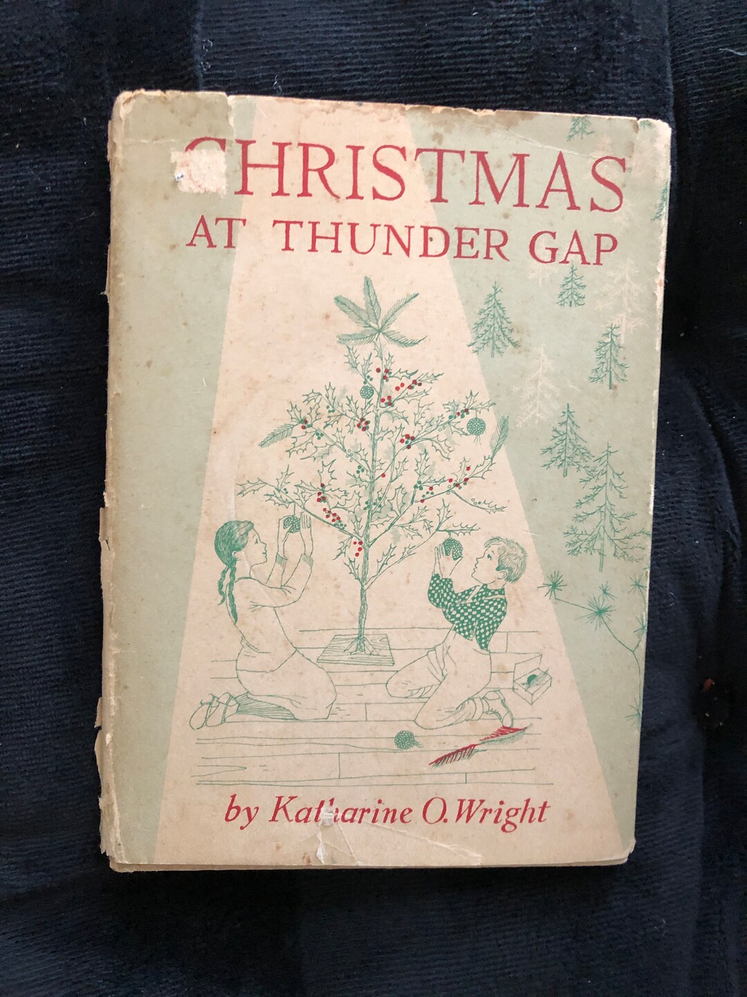 1954 Christmas at Thunder Gap Katharine O Wright Arrowhead Books - Etsy