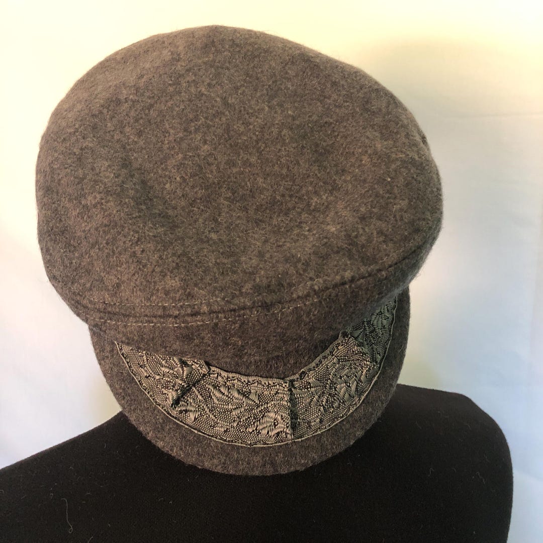 Gray Wool Blend Greek Fisherman’s Cap - Etsy