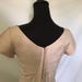 1950s Beige Linen Sheath With Bolero Bodice and Lace and Rhinestone ...