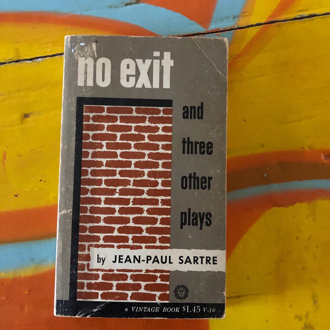 1955 No Exit and Three Other Plays Jean-paul Sartre Vintage Books - Etsy