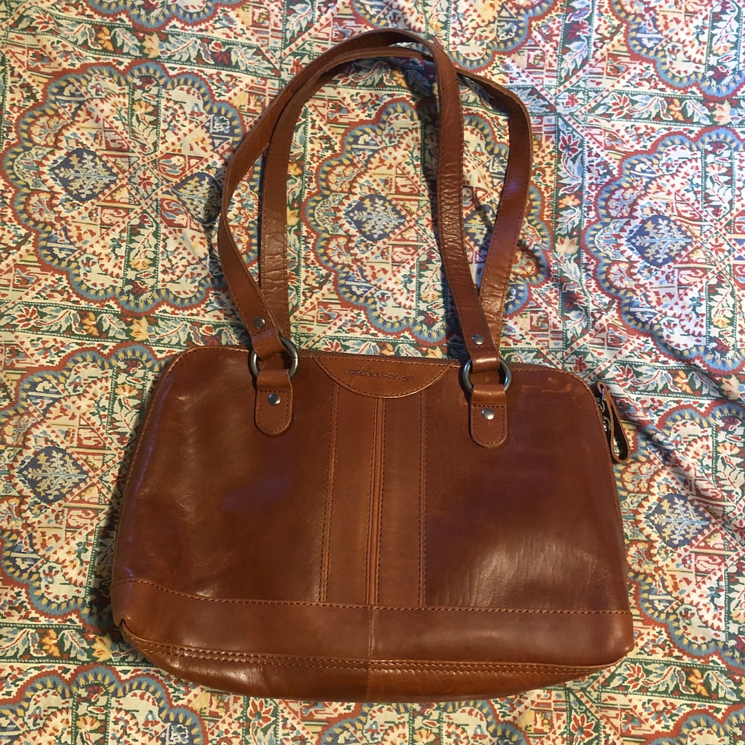 Spikes and Sparrow Caramel Leather Shoulder/ Top Handle Bag - Etsy