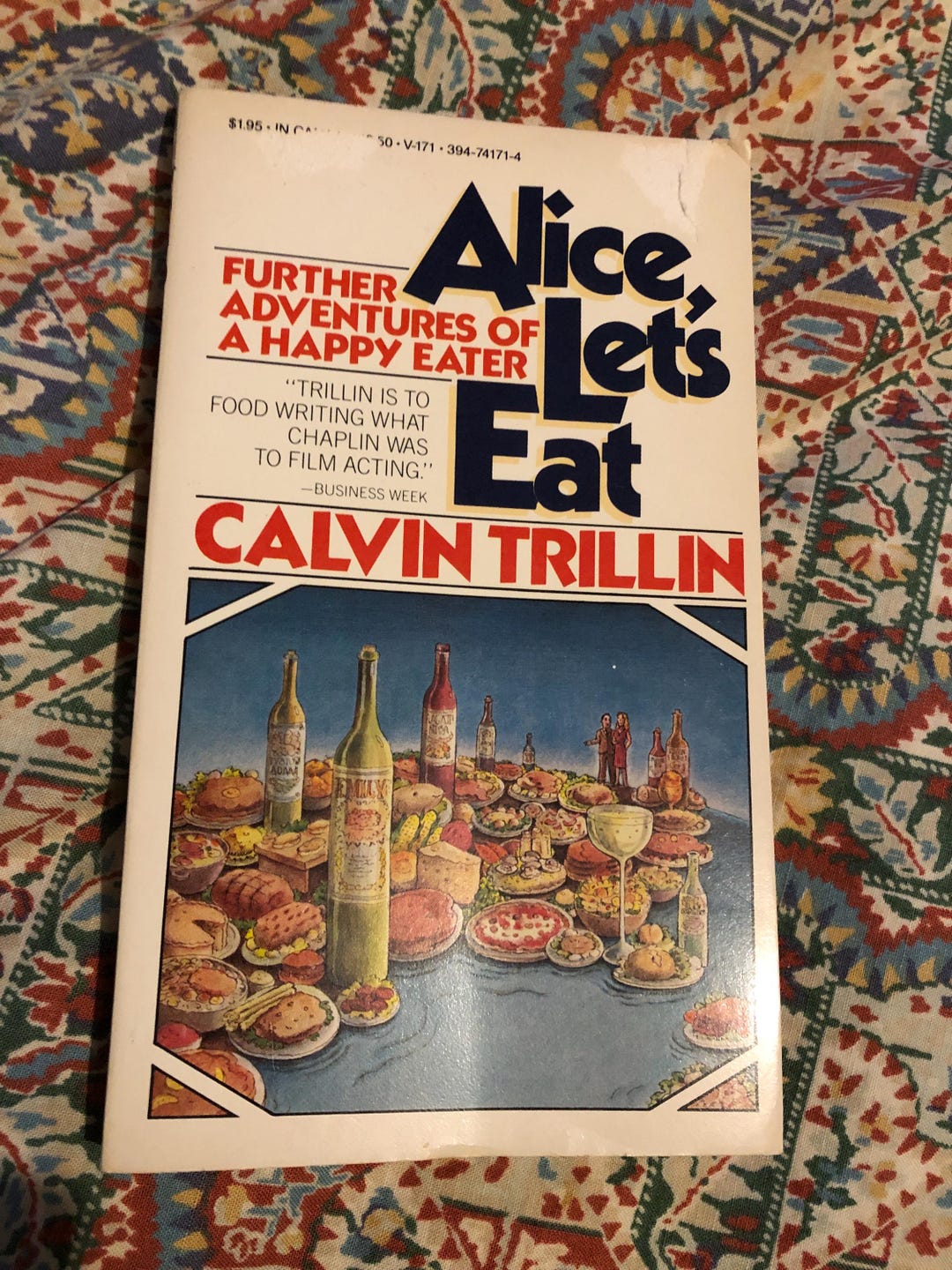 1979 Alice, Let’s Eat Calvin Trillin Vintage Books - Etsy