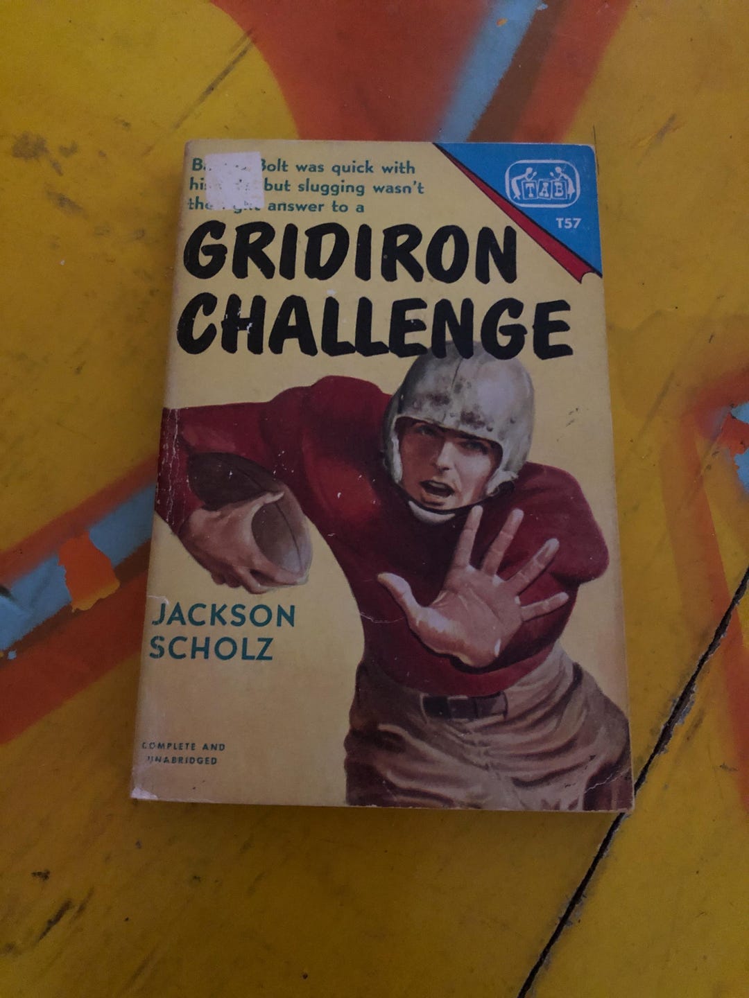 1956 Gridiron Challenge Jackson Scholz Teen Age Book Club - Etsy