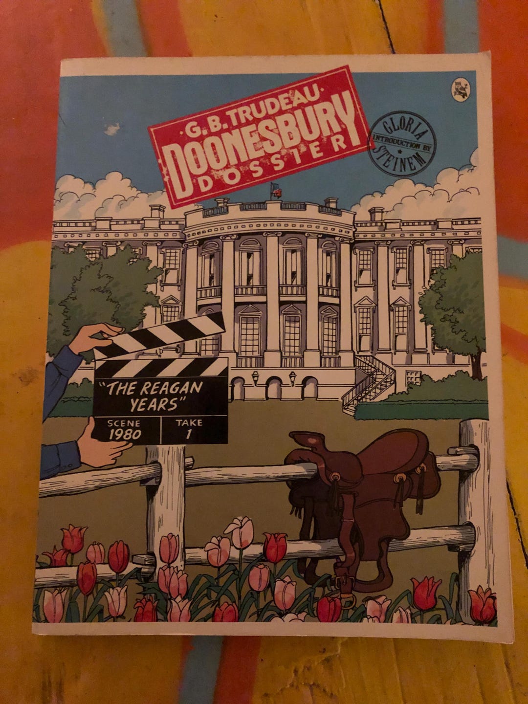 1984 Doonesbury Dossier the Reagan Years GB Trudeau Holt Rinehart ...