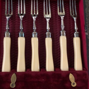 1920s Thomas Turner and Co Boxed Set of Fish Knives and Forks - Etsy