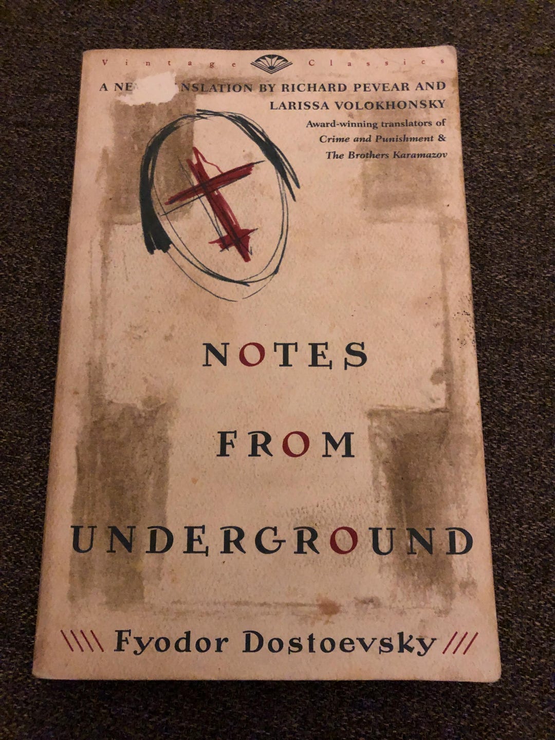 1993 Notes From Underground Fyodor Dostoyevsky Vintage Classics - Etsy
