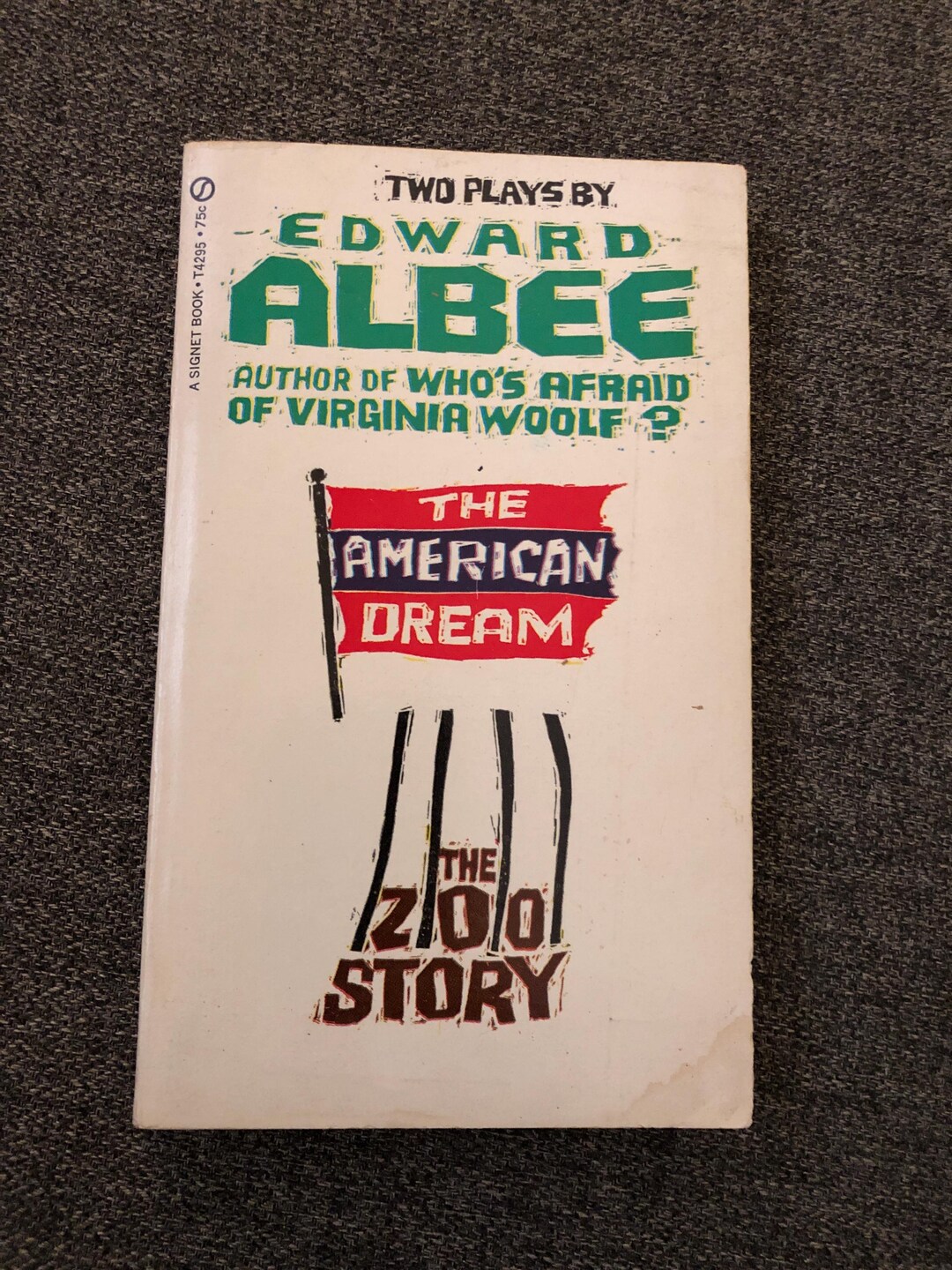 1961 the American Dream and the Zoo Story Edward Albee New American ...