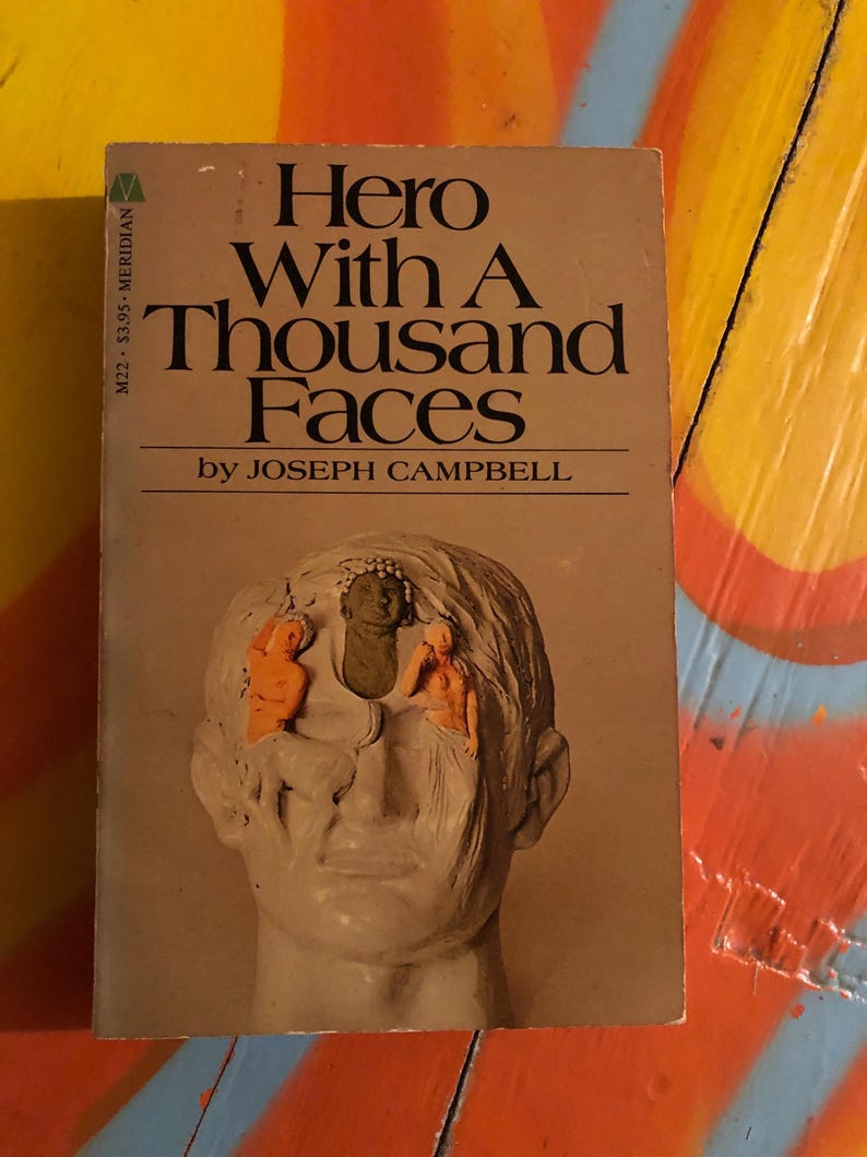 1971 Hero With a Thousand Faces Joseph Campbell Meridian Books - Etsy