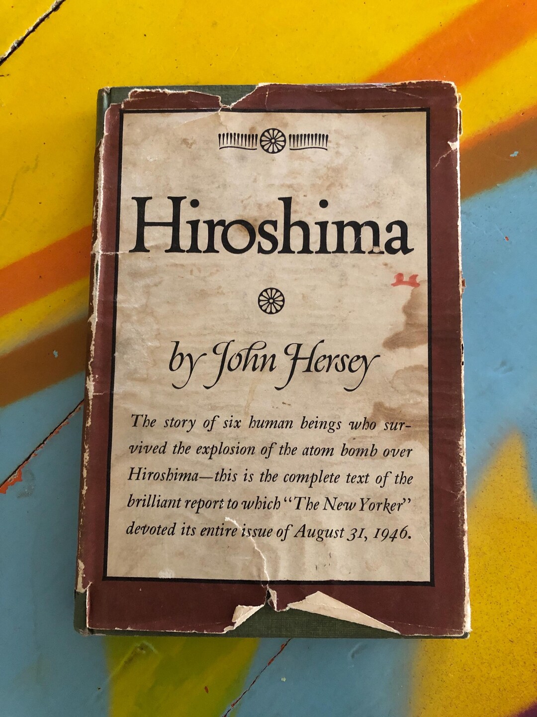 1946 Hiroshima John Hersey Knopf - Etsy